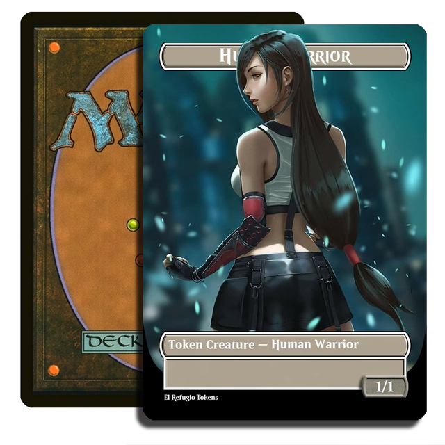 Human Warrior - Carta Proxy Alter Tifa Final Fantasy 7 Custom Magic The Gathering