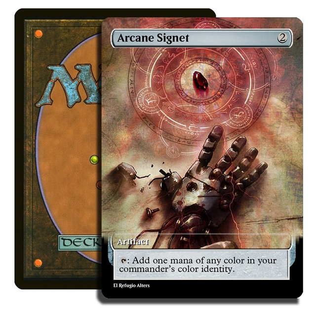 Arcane Signet - Carta Proxy Alter Fullmetal alchemist Magic The Gathering