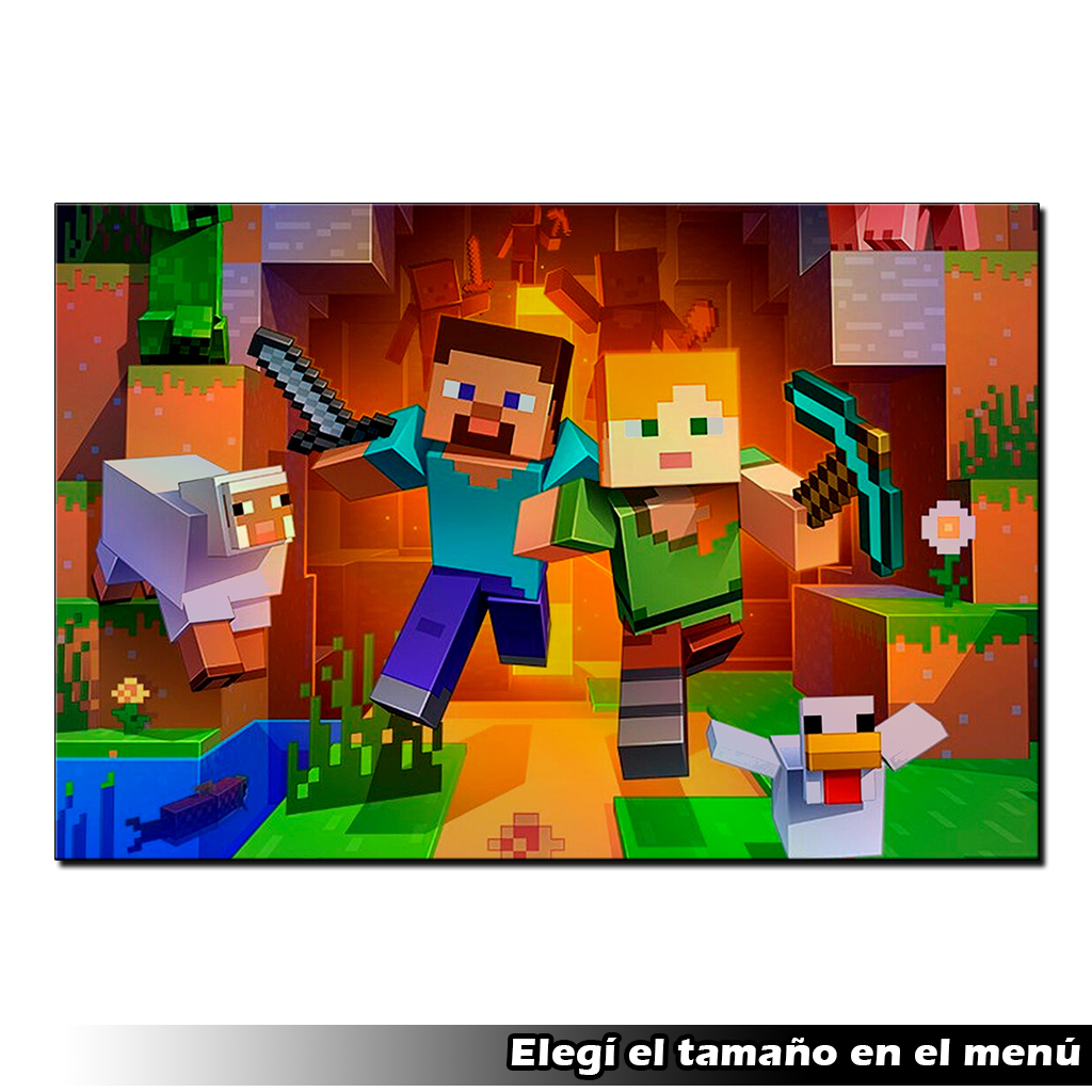 Minecraft - Cuadro Holofoil - El Refugio Regalos