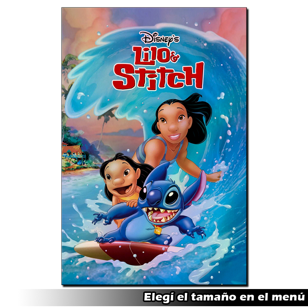 Lilo & Stitch - Cuadro Holofoil - El Refugio Regalos