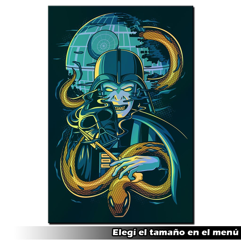 Darth Voldemort Vader - Harry Potter - Cuadro Holofoil - Star Wars
