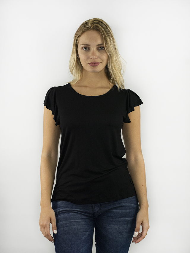 REMERA LISA CON VOLADOS - Comprar en Cultura Jean