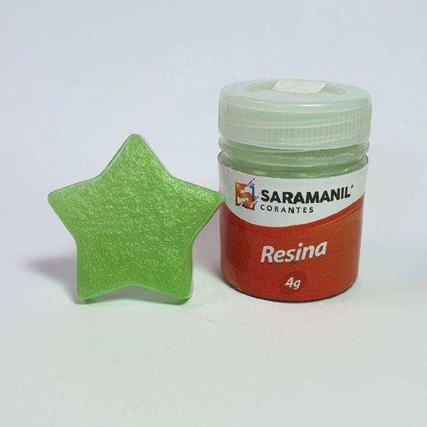 Corante para Resina Verde Metálico - Mania das Artes