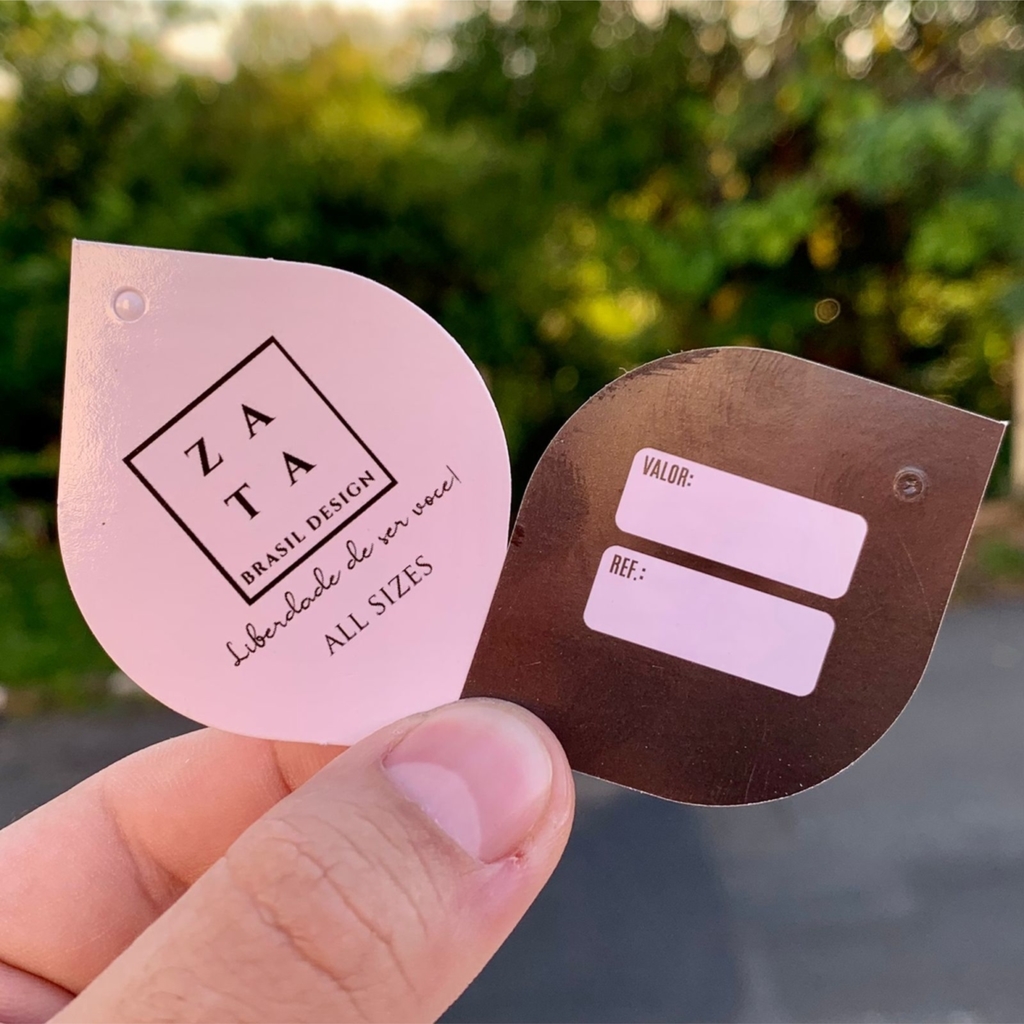 MINI TAG FOLHA PERSONALIZADA - Comprar em VP Design