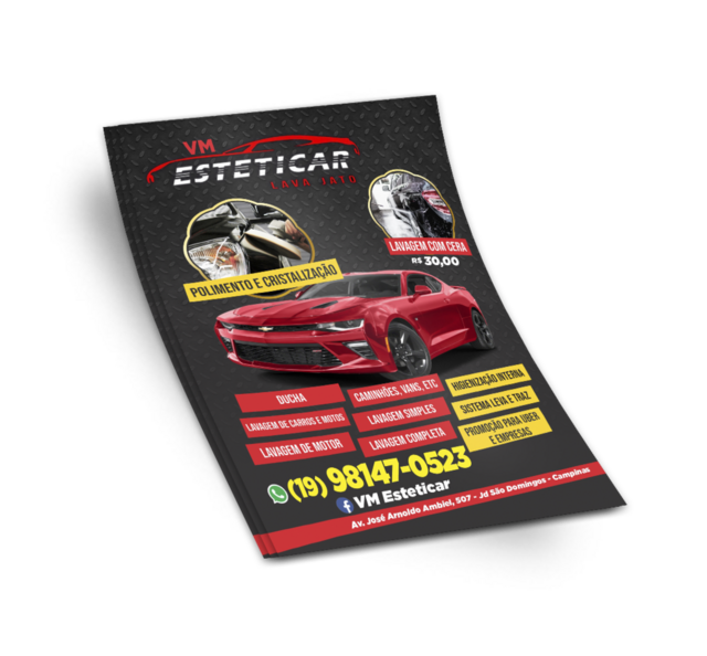 Panfleto 14x20cm - couche 90g - Comprar em VP Design