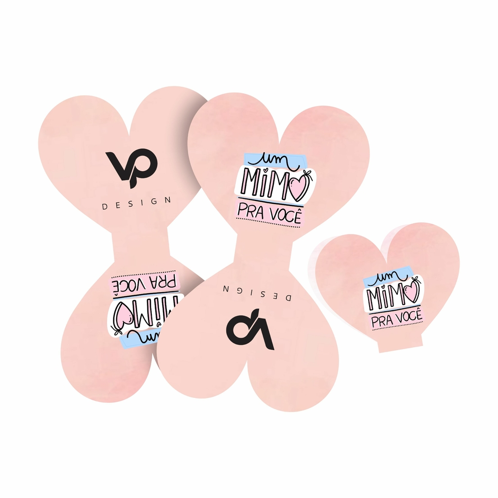 TAG PERSONALIZADA PARA XUXINHA - CORAÇÃO - VP Design