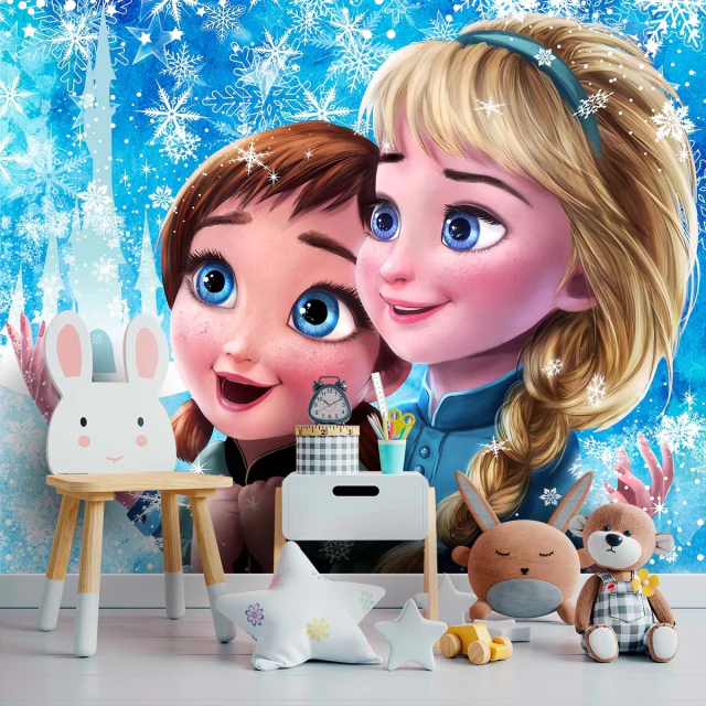 Papel De Parede Personalizado Baby Frozen