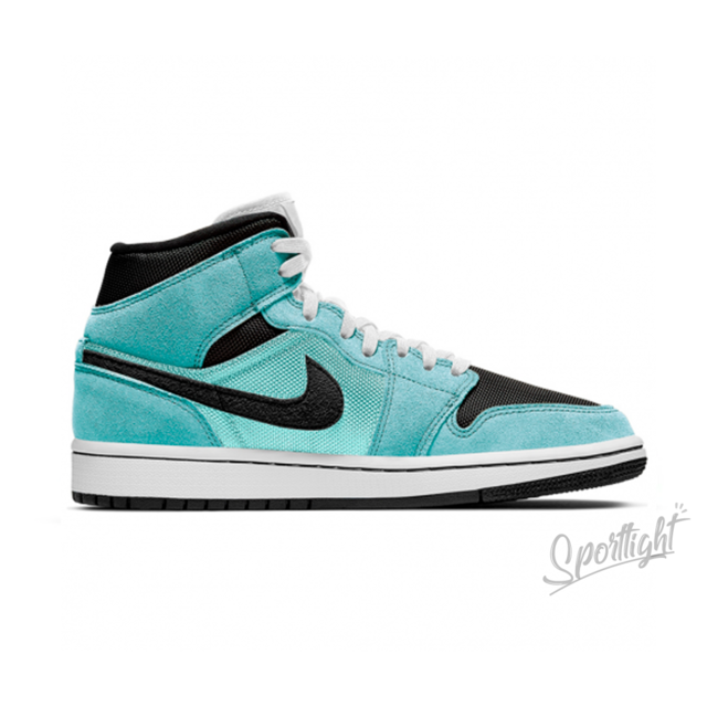 Tênis Nike Air Jordan 1 Mid "Aqua Blue Tint"