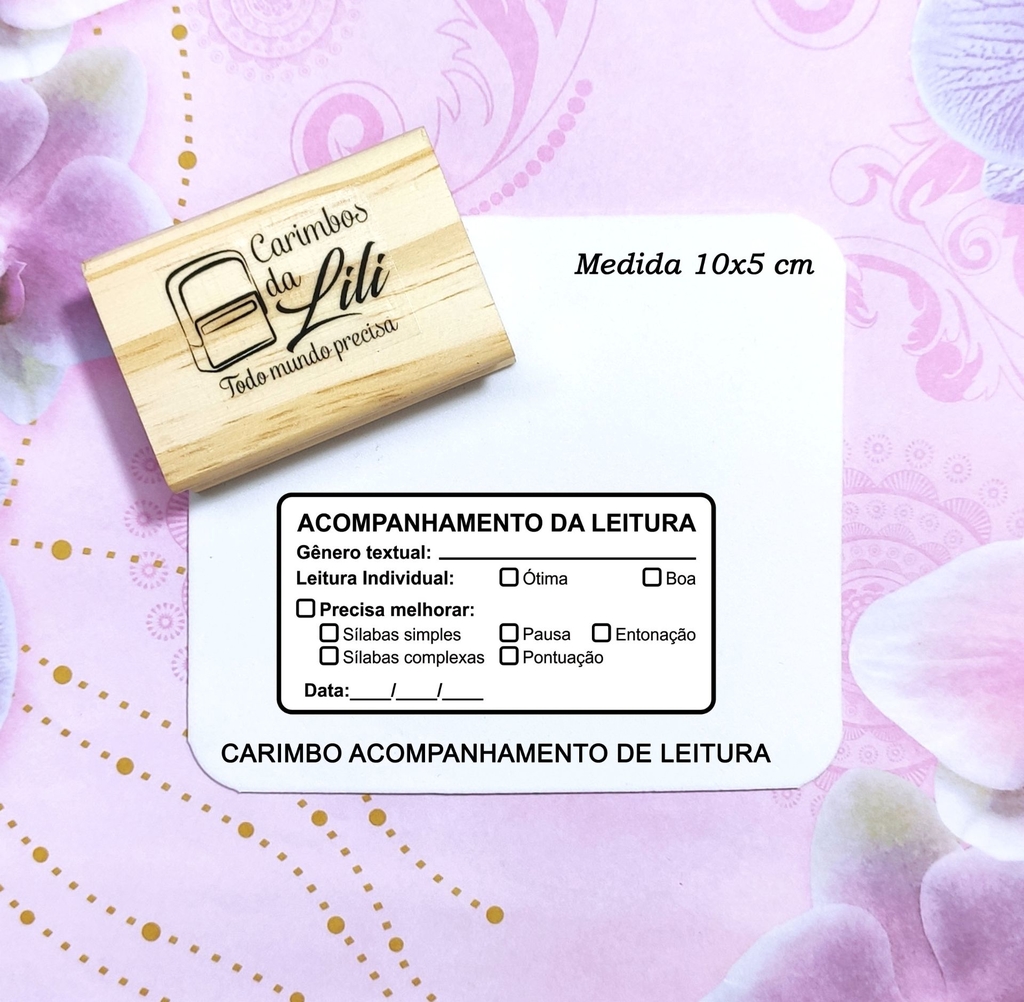 Carimbo Acompanhamento de Leitura - LM002
