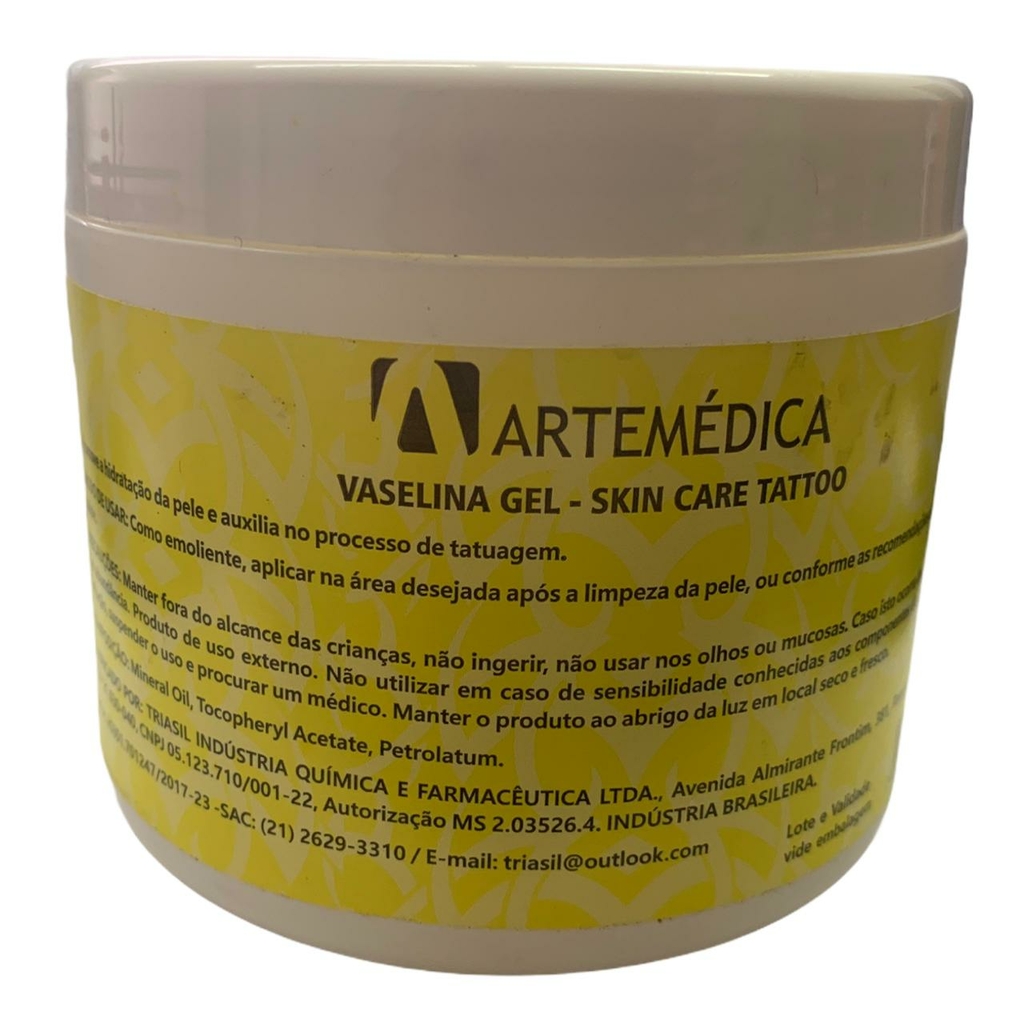 VASELINA PARA TATUAGEM | SKIN CARE VASELINA GEL | EQUIPA ART TATUAGEM
