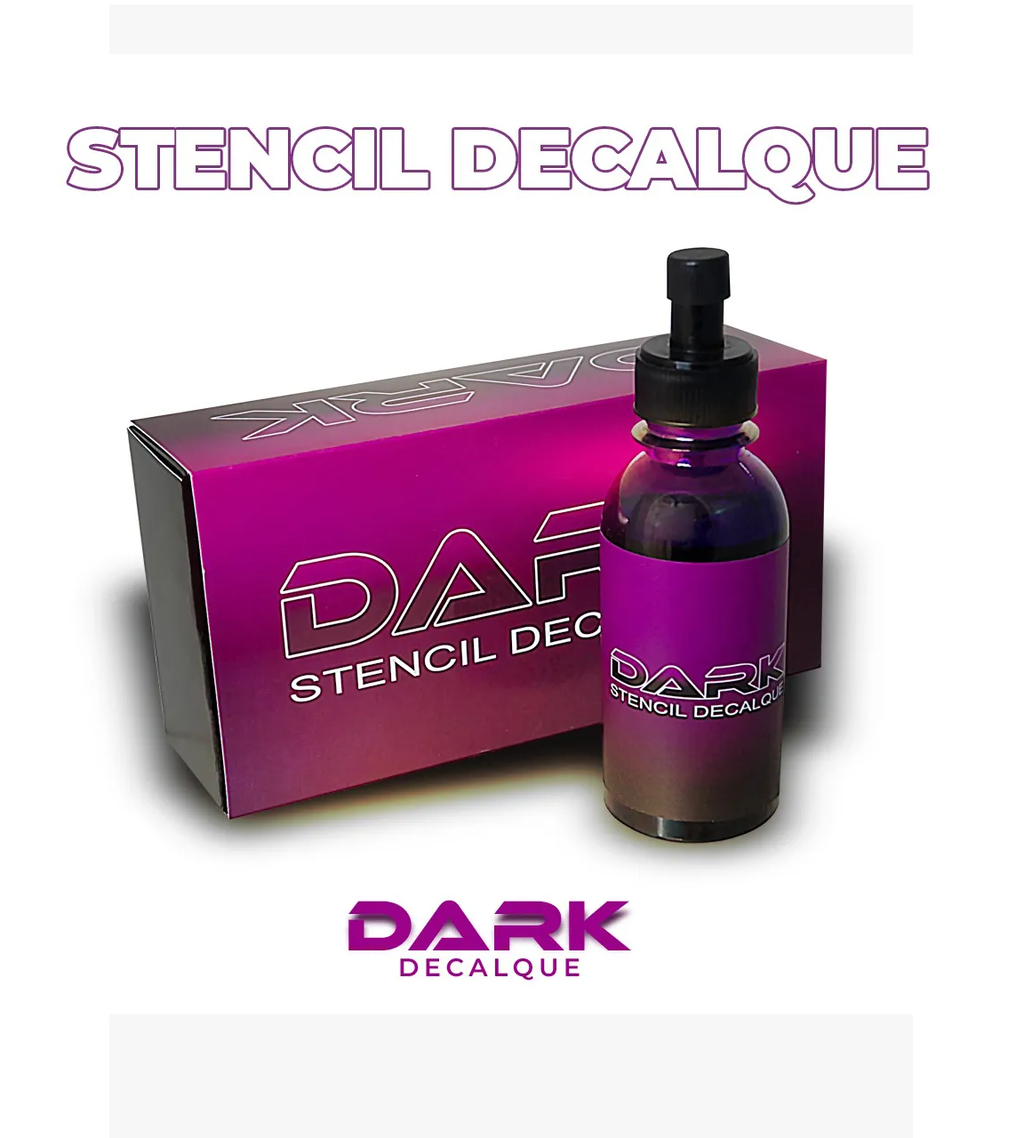 Tinta decalque para tatuagem dark stencil - linha epson 120ml