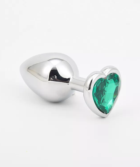 PLUG JOYA CORAZÓN VERDE - Comprar en Luden