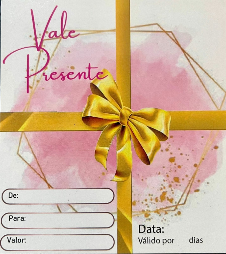 VALE PRESENTE - Clique em cima das cores e escolha o valor do vale ...