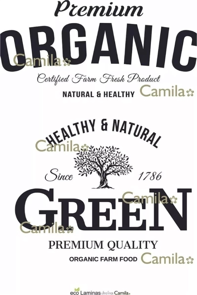 Eco Lámina Ultra Fina A4 "Premium Organic" UFC 4033 | Camila