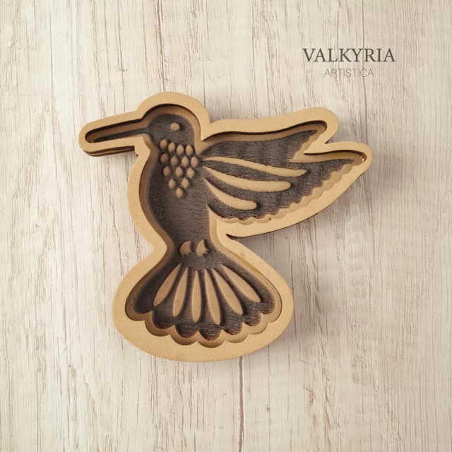 Molde Bajo Relieve "Colibrí" (11 x 10 cm) | SRM 003