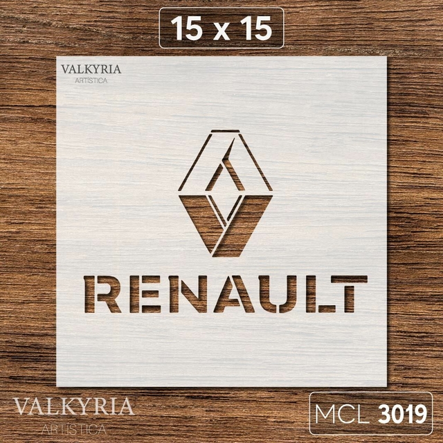 Stencil 15 x 15 "Renault" | MCL 3019