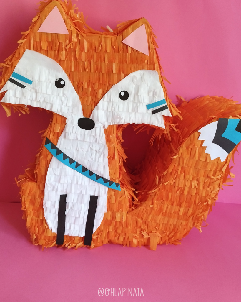 Piñata Zorro Animales Del Bosque Oh La Piñata
