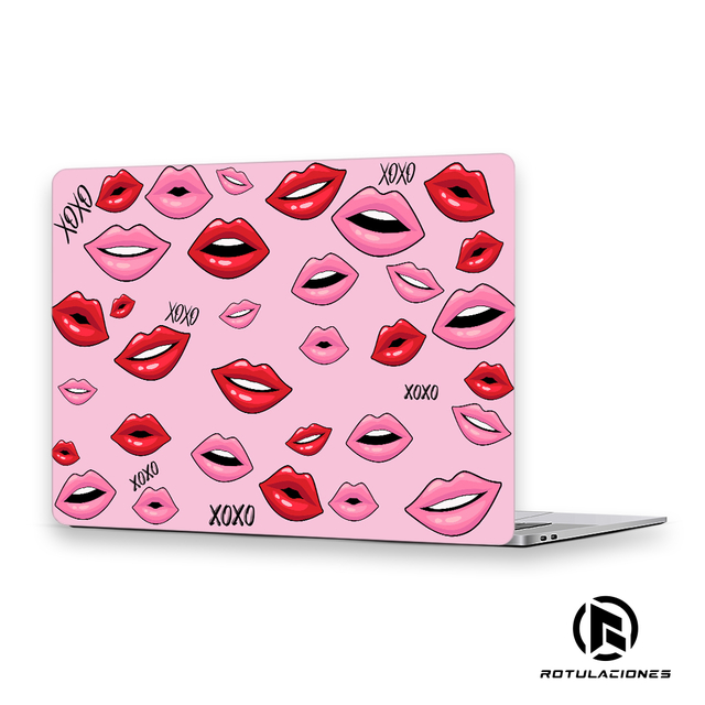 SKIN NOTEBOOK LIPS PINK - Rotulaciones Rosario