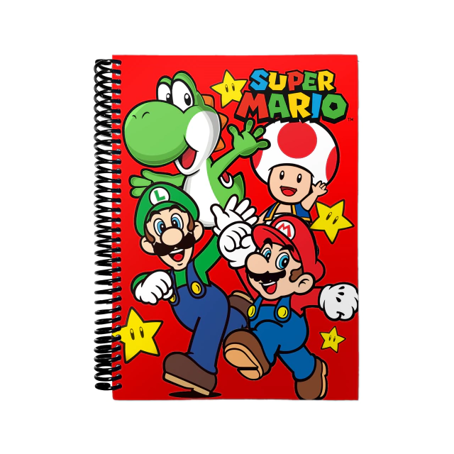 Cuaderno Libreta Anotador - Super Mario Bros 65