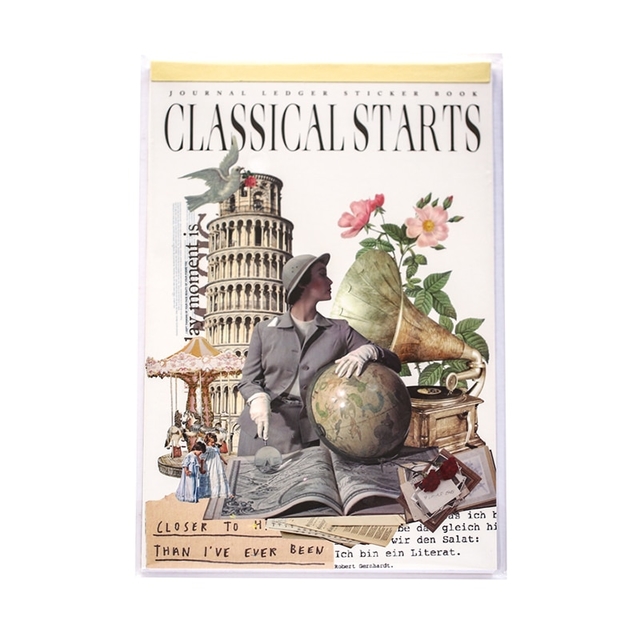 Classical Starts - Bloco de Adesivos 50 Páginas