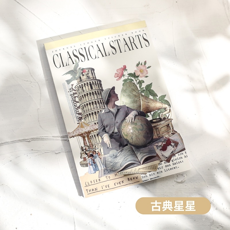 Classical Starts - Bloco de Adesivos 50 Páginas