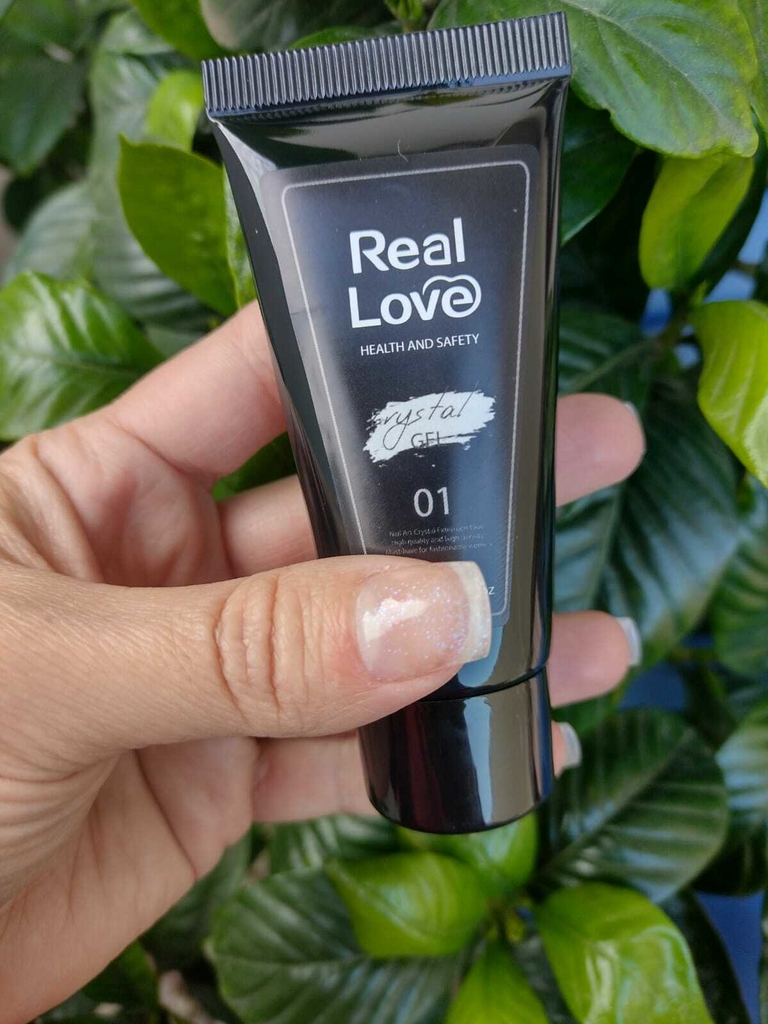 Polygel 01 Transparente Com Glitter Led/Uv 30ml – Real Love