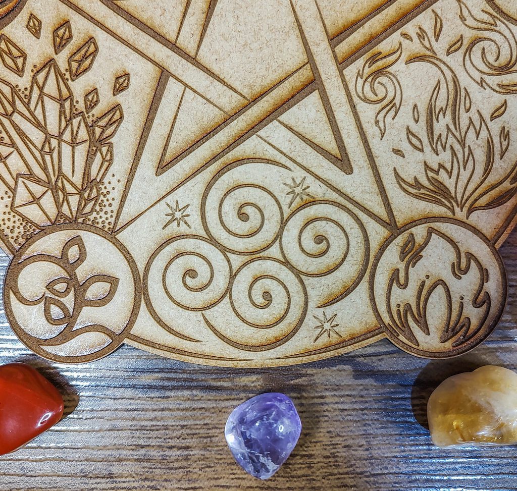 Pantáculo Pentagrama 5 Elementos