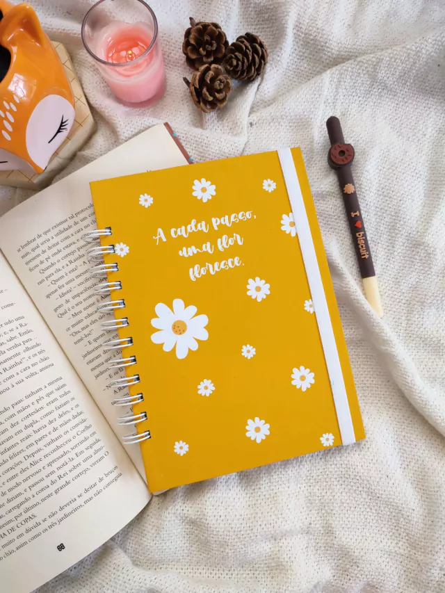 Caderno e Planner Margaridas - Comprar em Epicwin Store