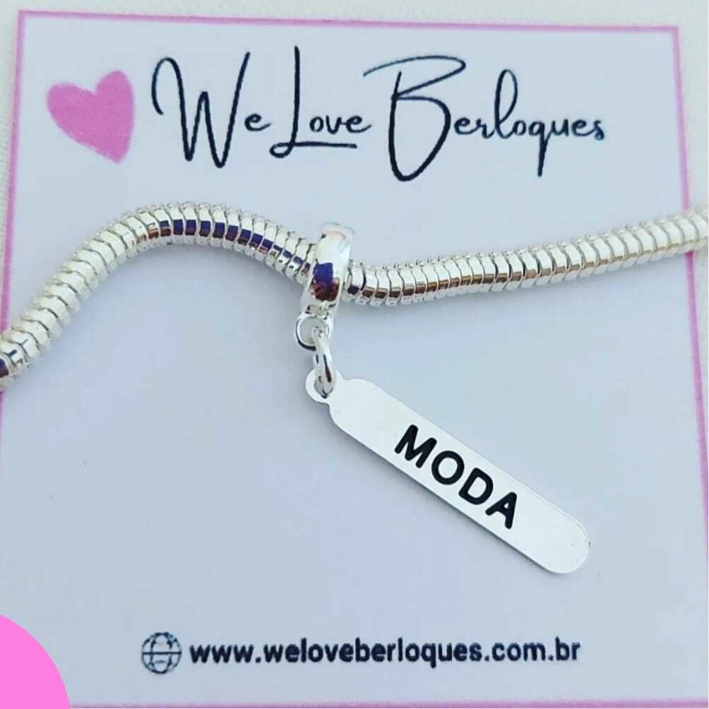 Plaquinha Moda - Comprar em We Love Berloques