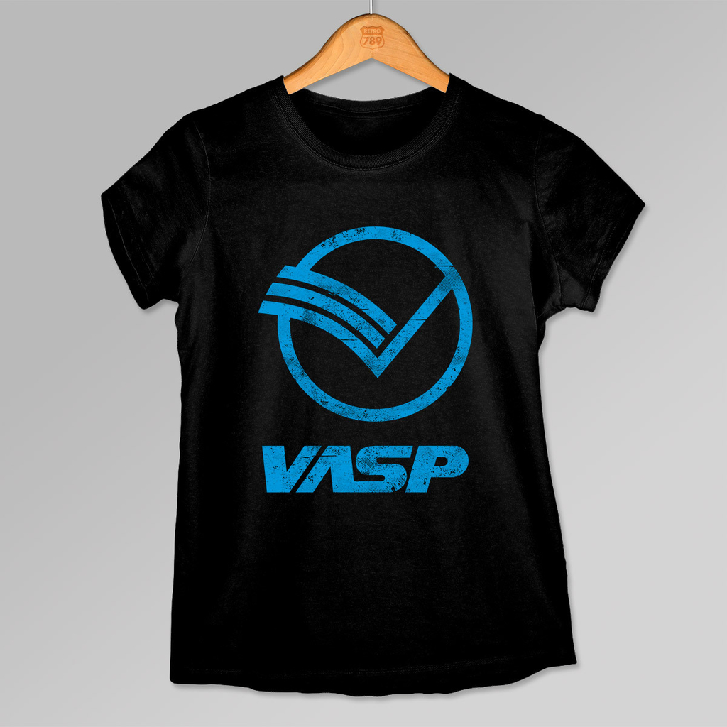 Camiseta VASP Logo Grunge Feminino - RETRÔ 789