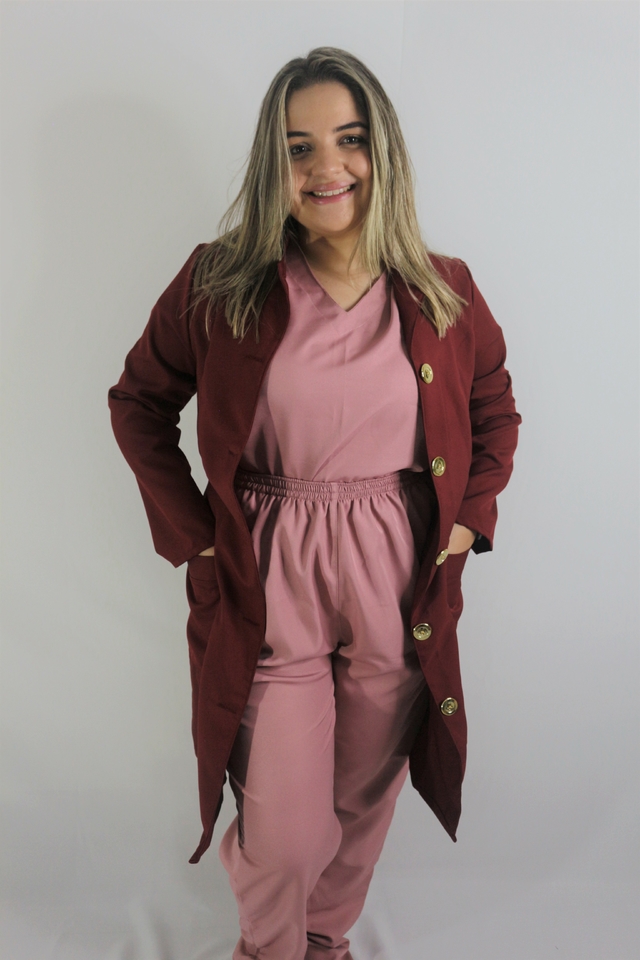 Jaleco Bordô - Comprar em Dra. Criativa