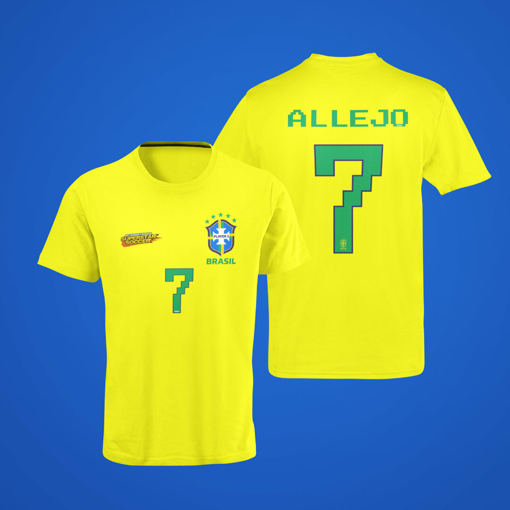 Camiseta Seleção Brasileira Allejo International Superstar Soccer ...