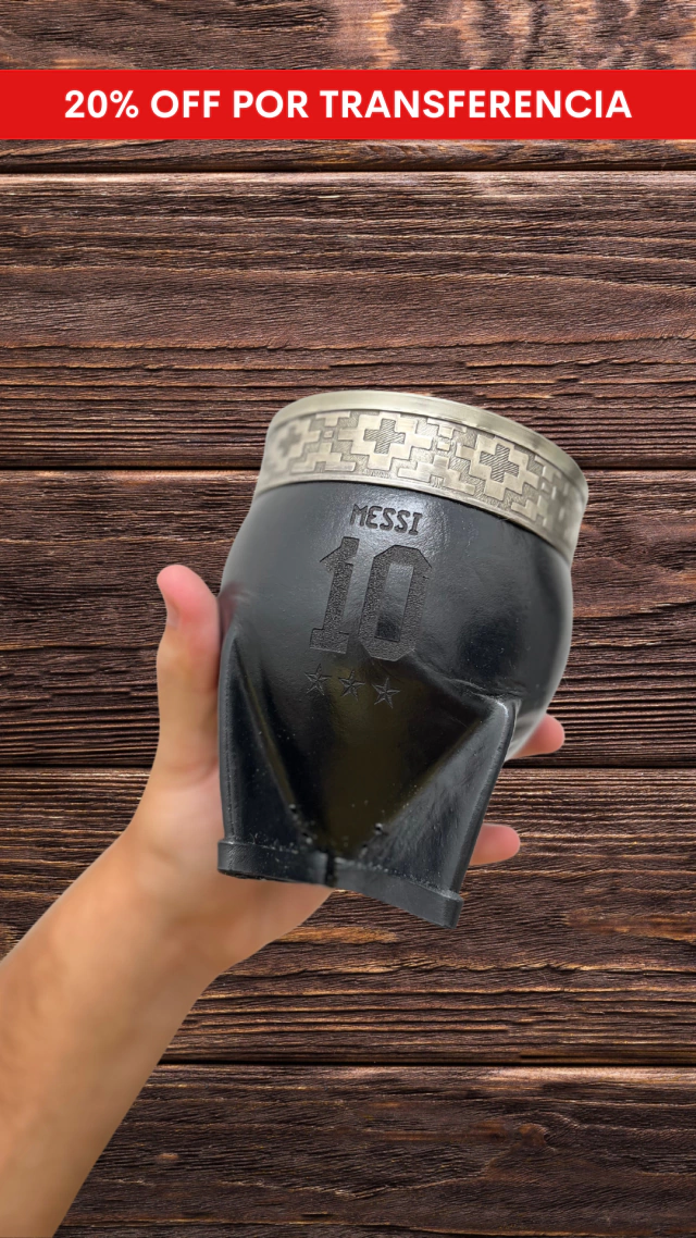 MATE DE MESSI APM - Comprar en A PURO MATE