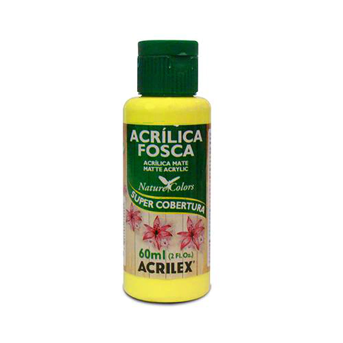 Tinta Acrílica Fosca Acrilex 504 - Amarelo Limão