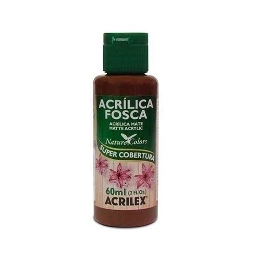 Tinta Acrílica Fosca Acrilex 526 - Marrom Escuro 60ml