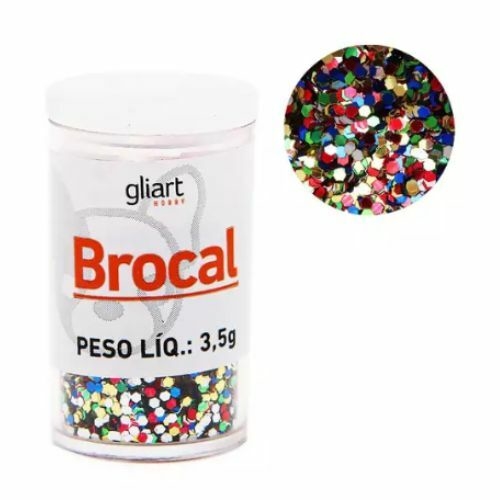 Brocal 3,5g - Multicolor - Darlene Artesanatos