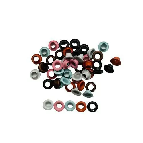 Ilhós de Metal 5mm Colorido 100 Unidades BD71