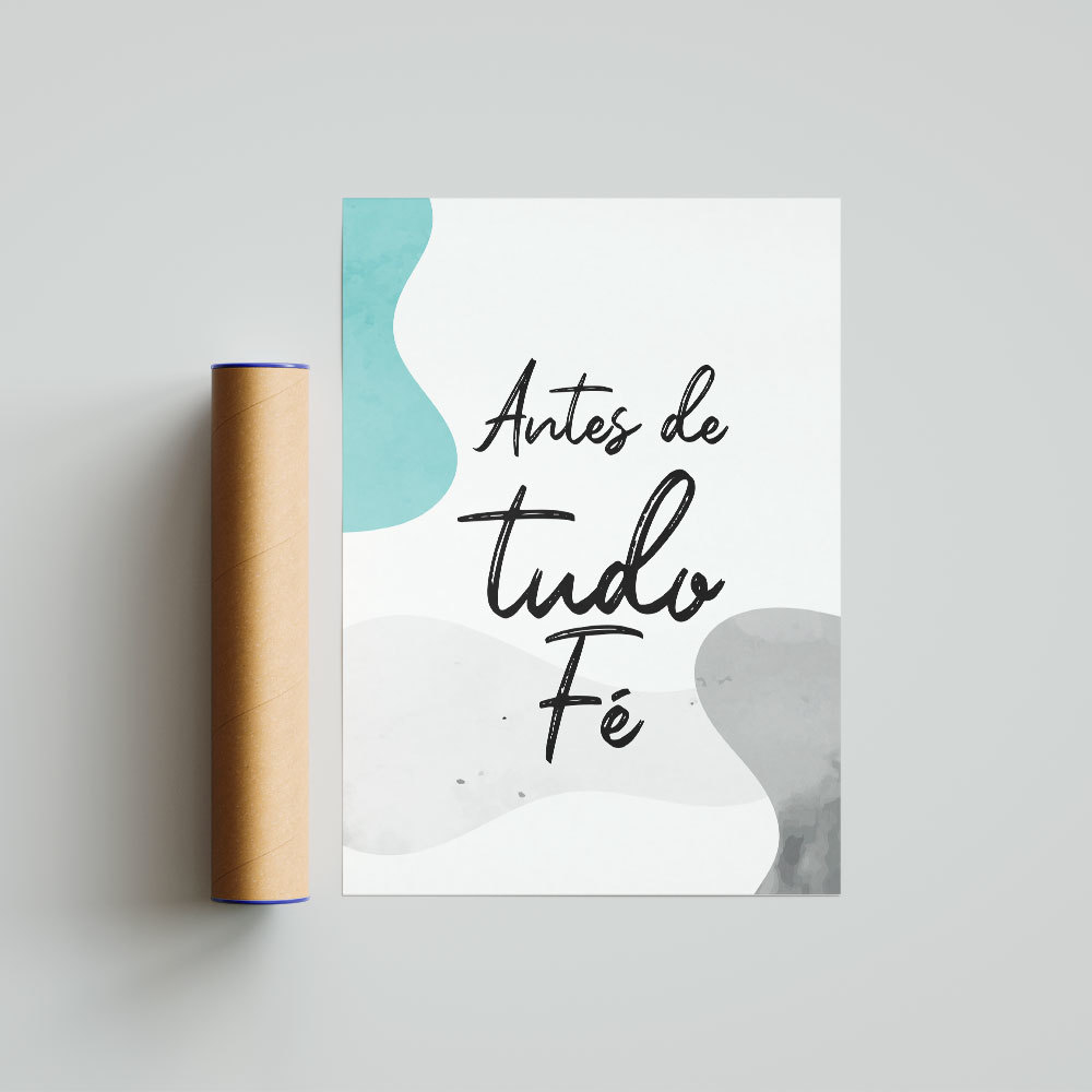 Quadros Antes de tudo Fé - Depois de tudo Gratidão - Conjunto 3 quadros Quadros Antes de tudo Fé - Depois de tudo Gratidão - Conjunto 3 quadros