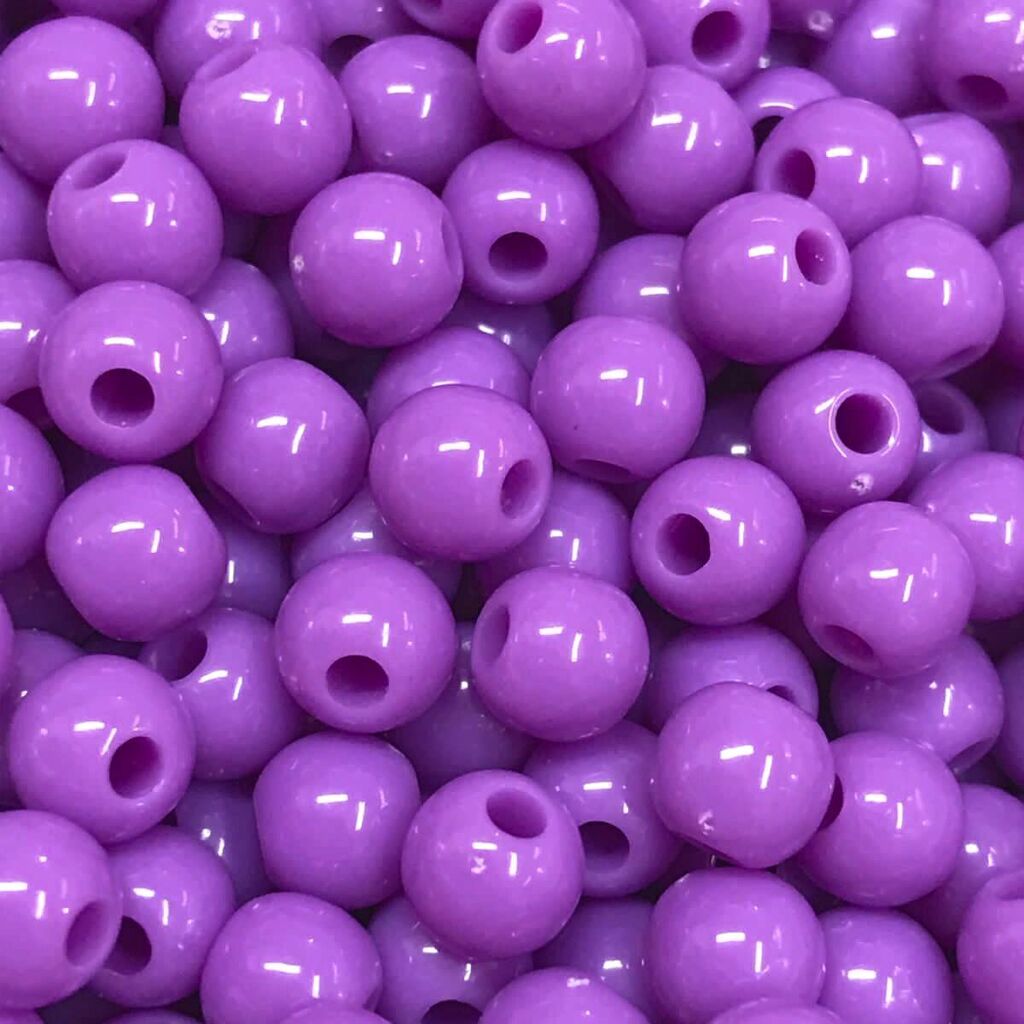 COD 9110 - Bola de Plástico 6mm Magenta - 10 Gramas