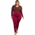 Calça Prada Plus Size Cinto Roupa Feminina Moda Plus Size
