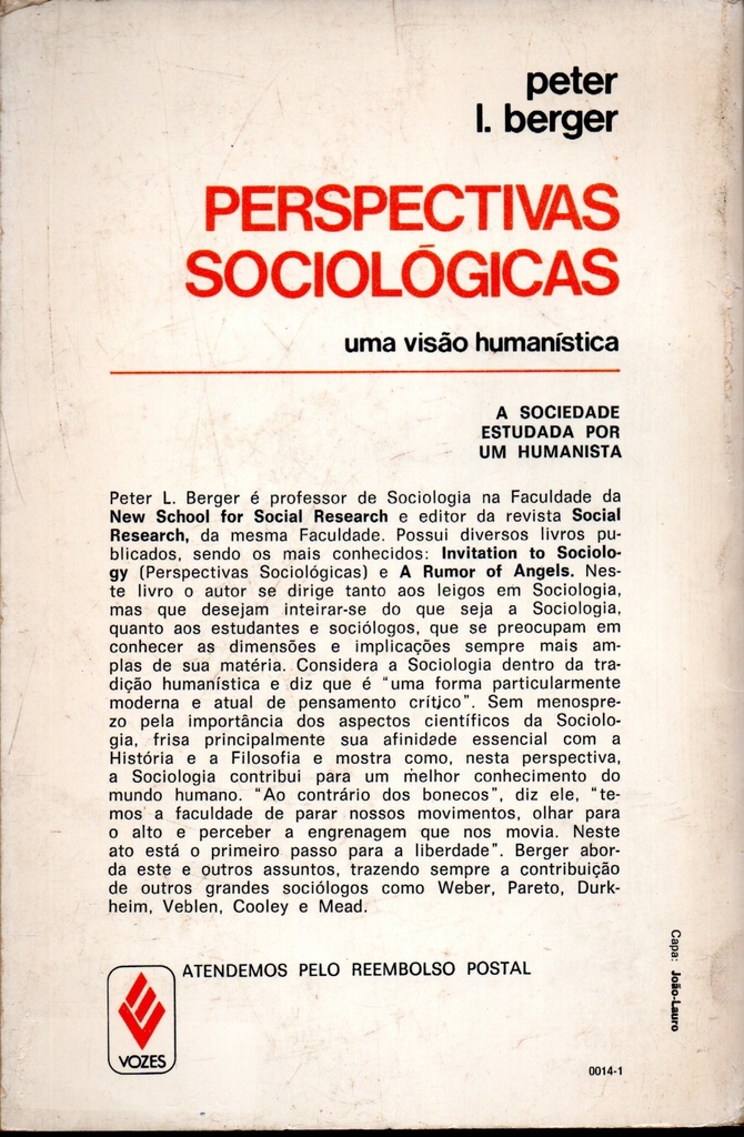 Perspectivas Sociológicas - Peter L. Berger