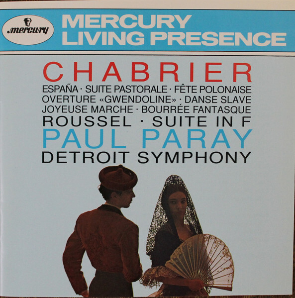 Chabrier,España,Detroit S.O/Paray,CD