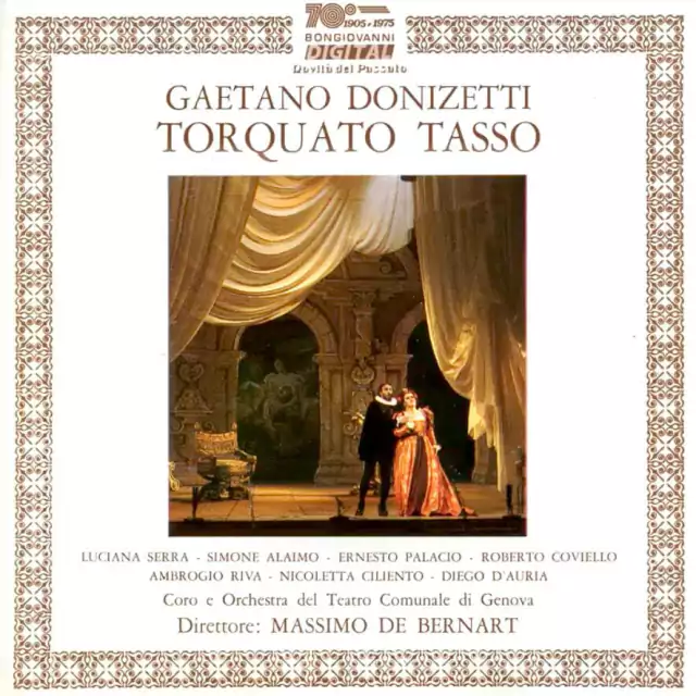 Donizetti,Torquato Tasso,Alaimo-Serra-Riva/De Bernart,CD