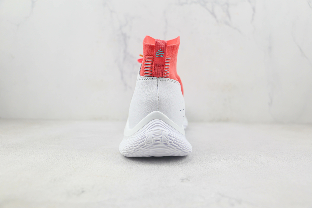 Under Armour Curry 4 Flotro White Red - DUKE SPORT