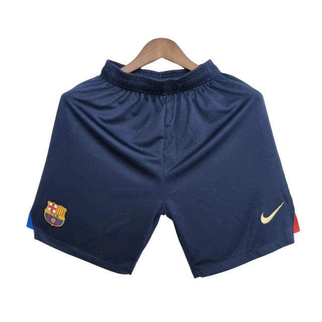 Short Barcelona I 22/23 Torcedor Nike - Azul Marinho, Azul Royal