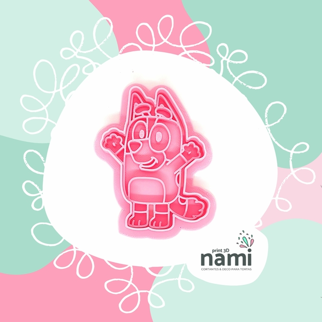 Bluey N2 - Perrito naranja - Comprar en NAMI 3D