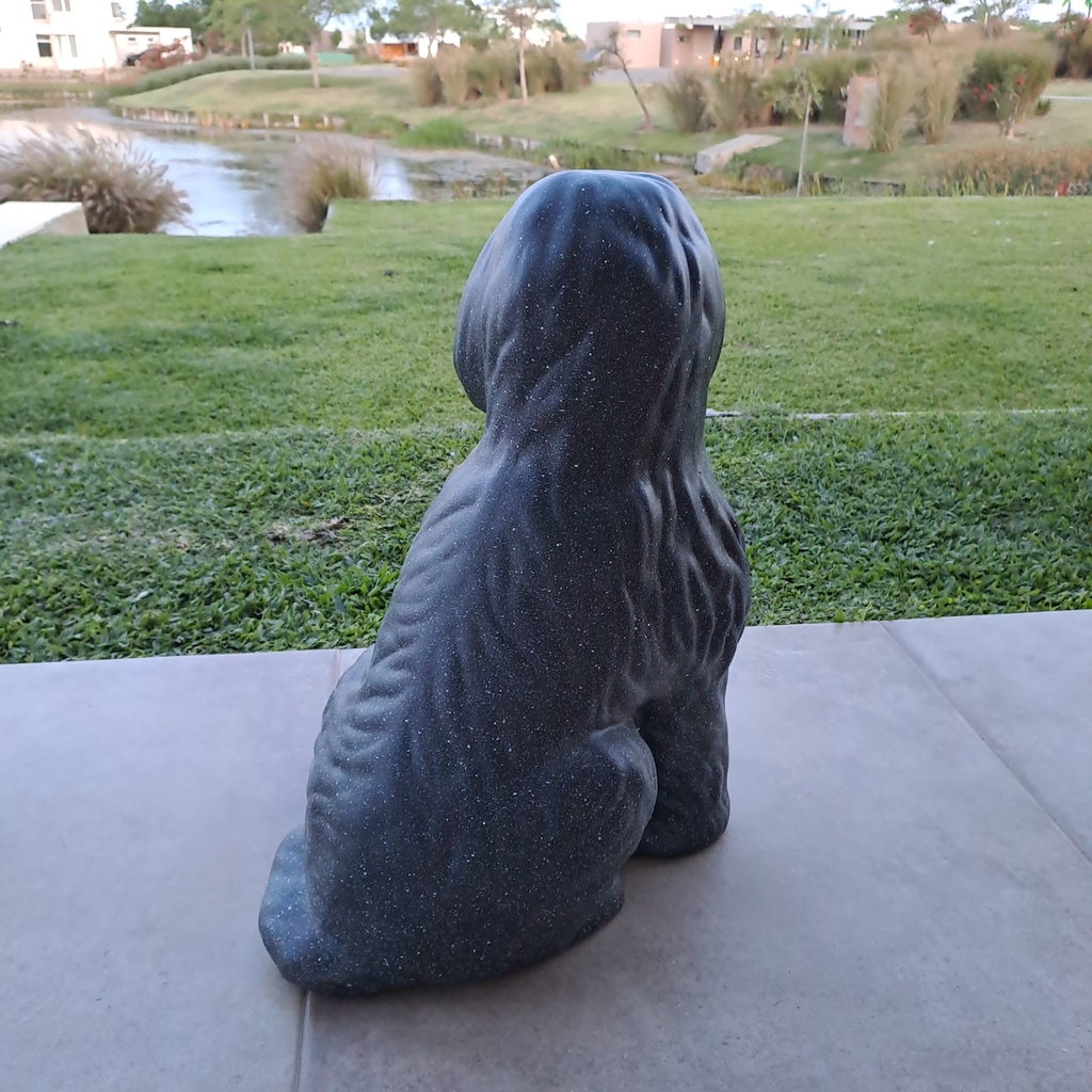 Perro Labrador Negro con pintitas 50cm - kazaru