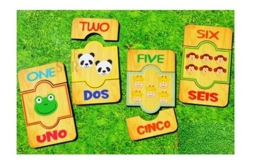 Puzzle Rompecabezas Del 1 Al 10 En Ingles