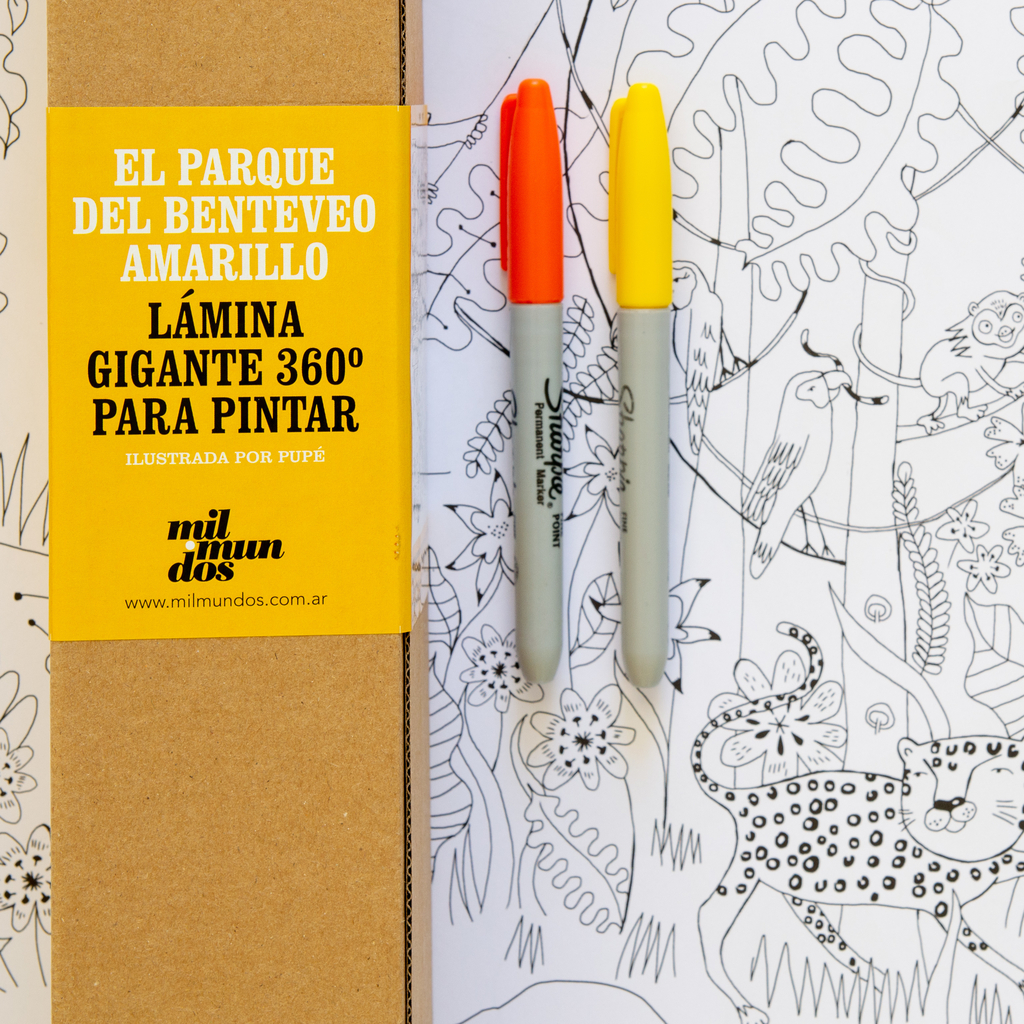 Lamina Laminas 360° Para Pintar Arte Crear Colorear
