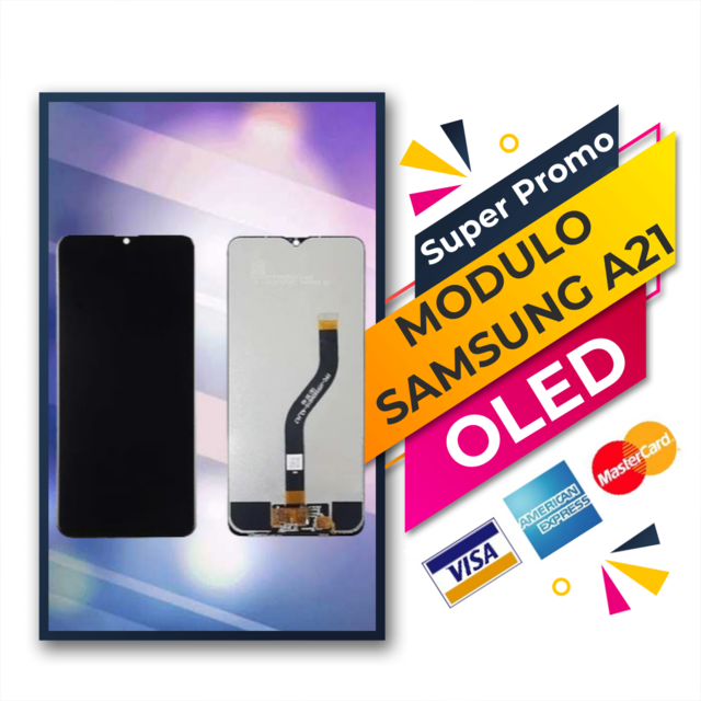 Modulo Pantalla Samsung A21 Original - Service Center